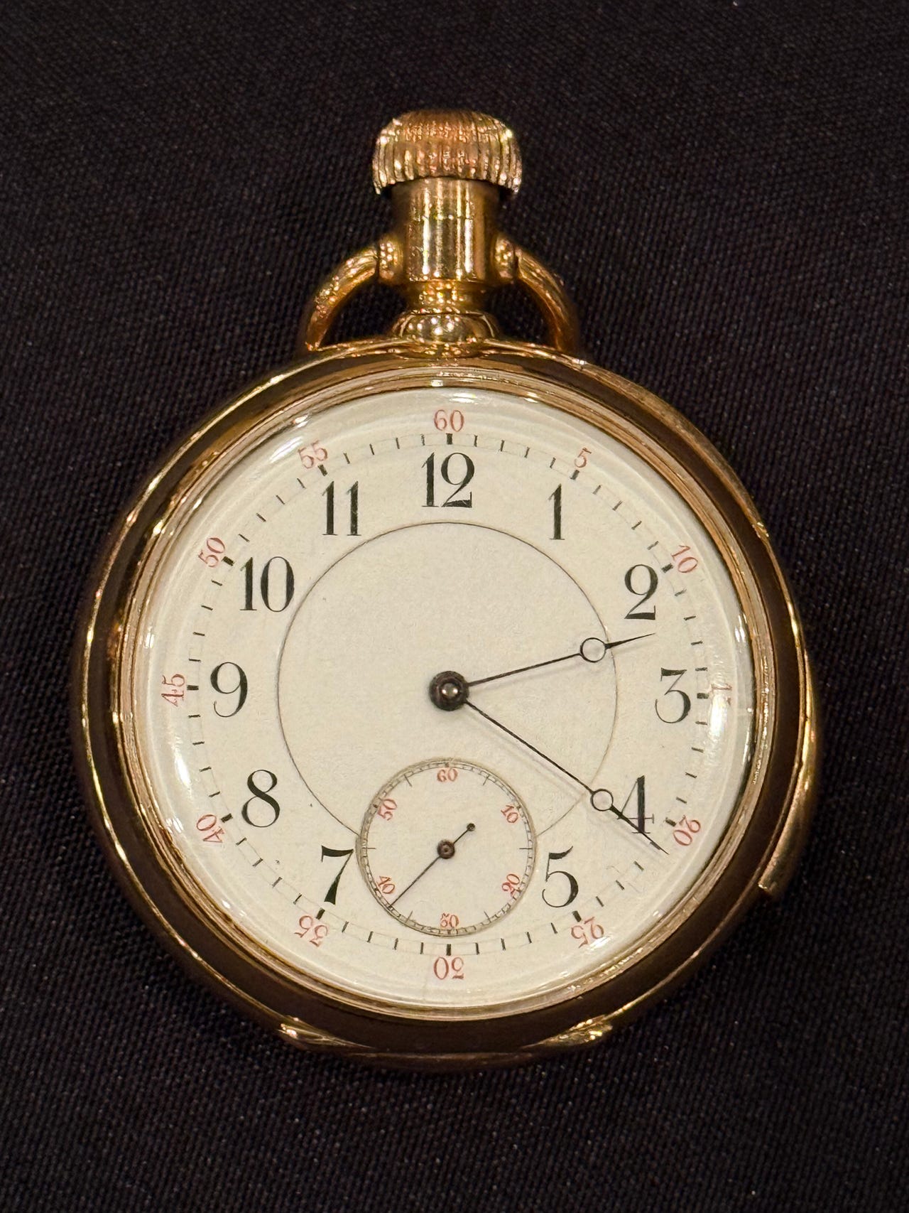 Titanic couple’s gold pocket watch sells for record £1.78m at auction ...