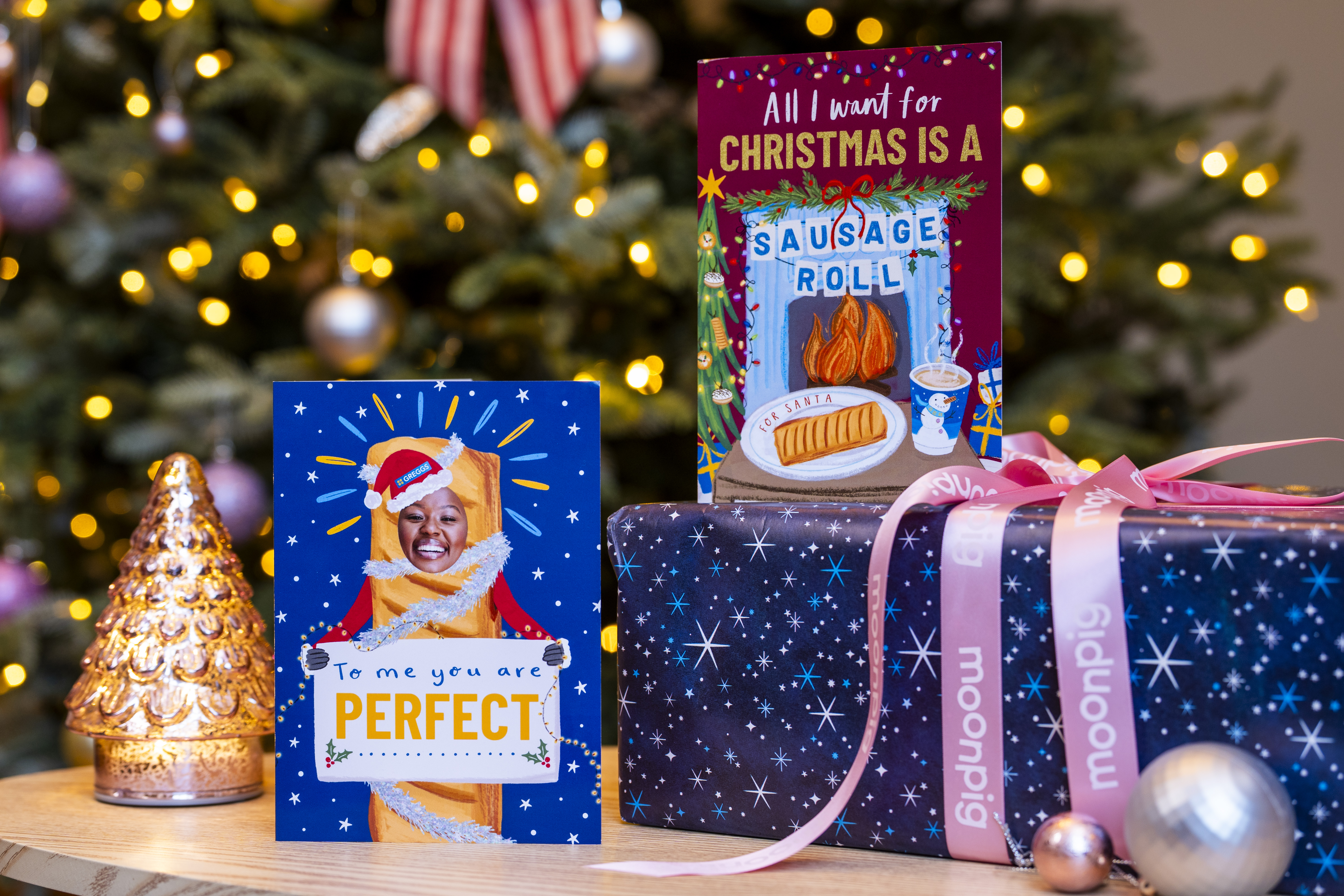 Greggs launches Christmas cards complete with gift of sausage roll ...