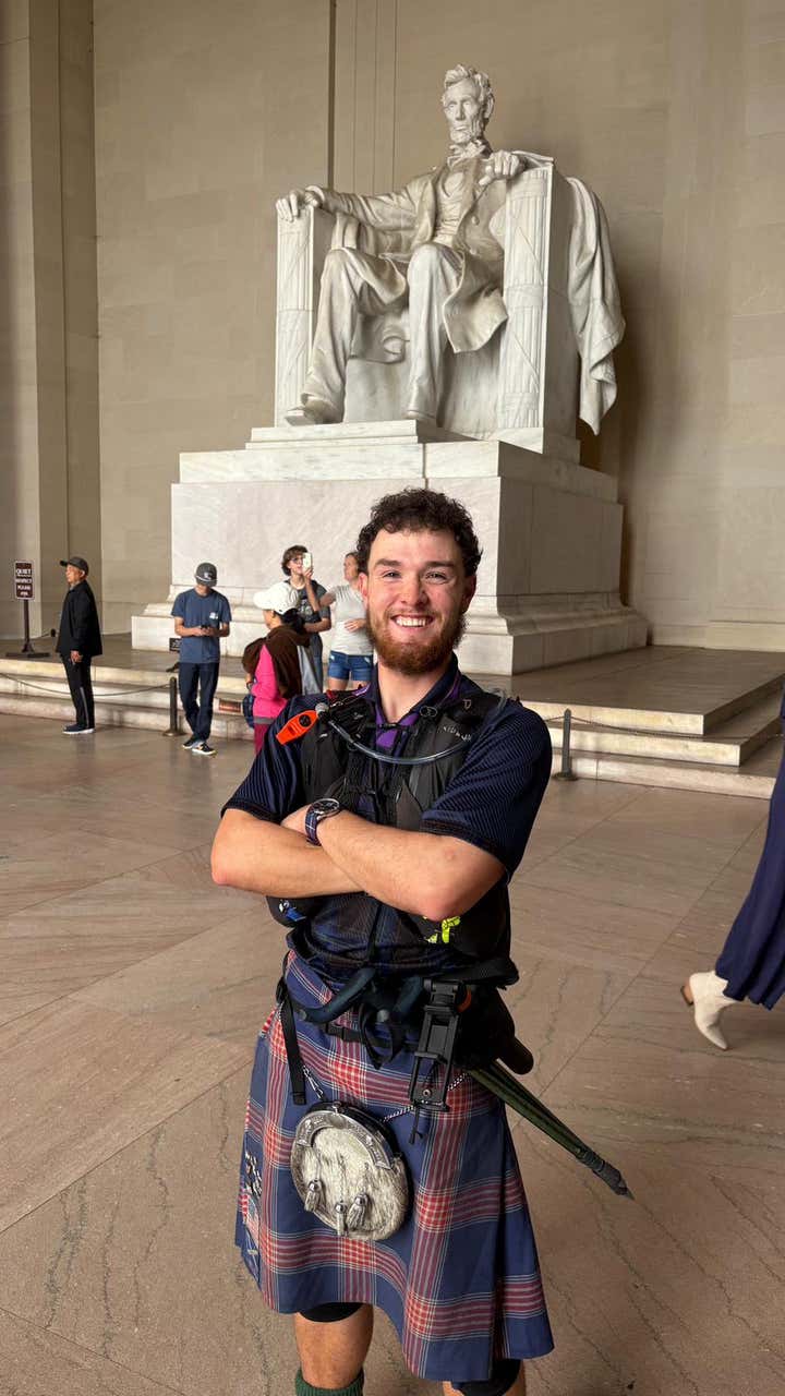 Charity campaigner reaches key staging point in World Cup walk across ...