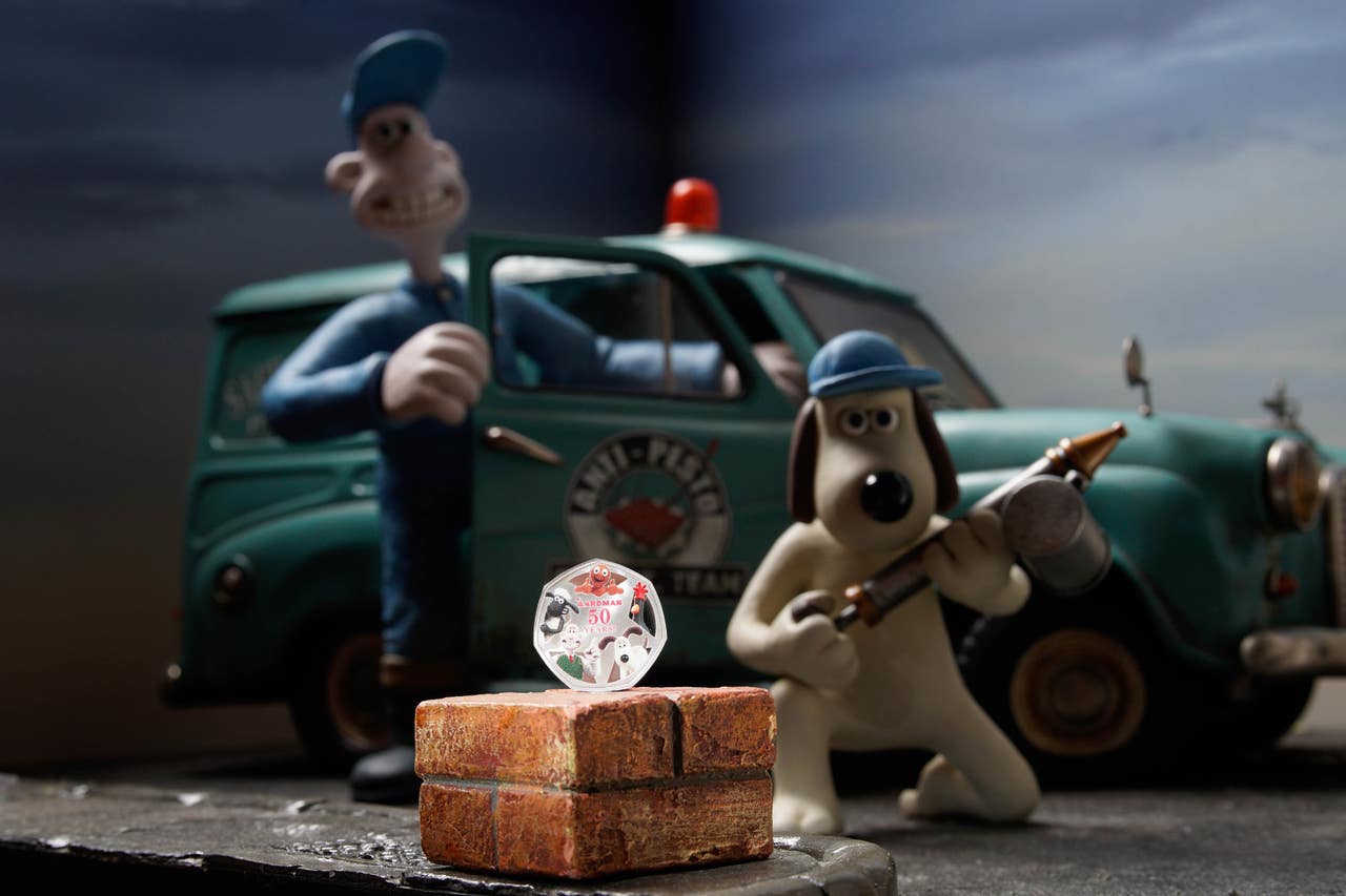 Cracking news Gromit! New Royal Mint 50p coin celebrates 50 years of ...