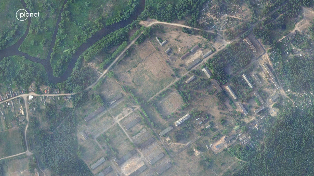 Satellite photos suggest Belarus is building army camp for Wagner ...