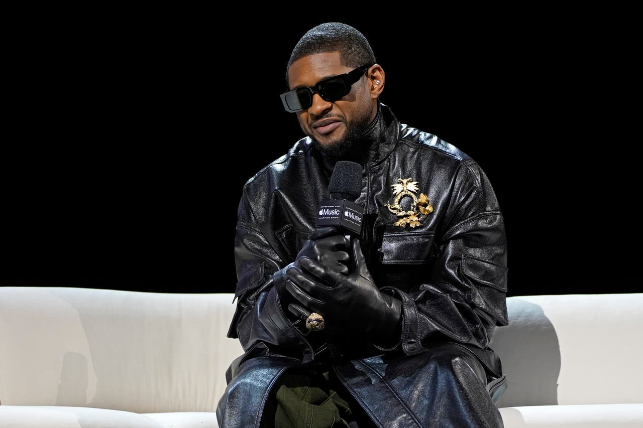 Usher and Jenn Goicoechea got married in Las Vegas after Super Bowl ...