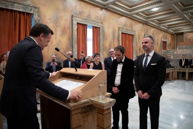 Greek Novelist And Lawyer Are First Same Sex Couple To Wed At Athens City Hall Guernsey Press