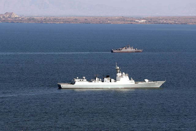 Iran, Russia and China show off ships in joint naval drill in Gulf of ... Iran, Russia and China show off ships in joint naval drill in Gulf of ...