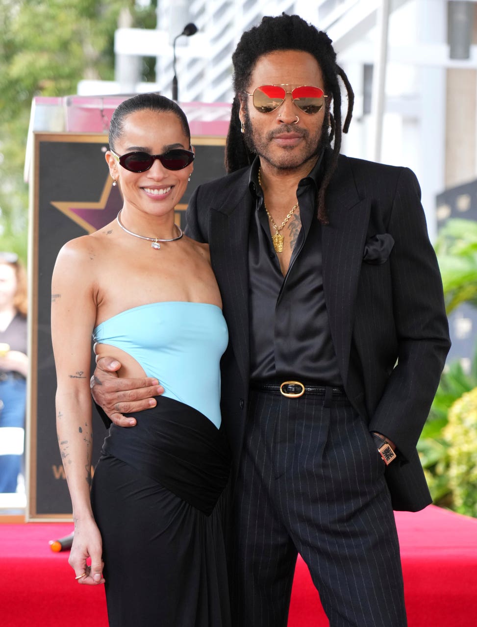 Channing Tatum and Zoe Kravitz lead stars honouring US singer Lenny ...