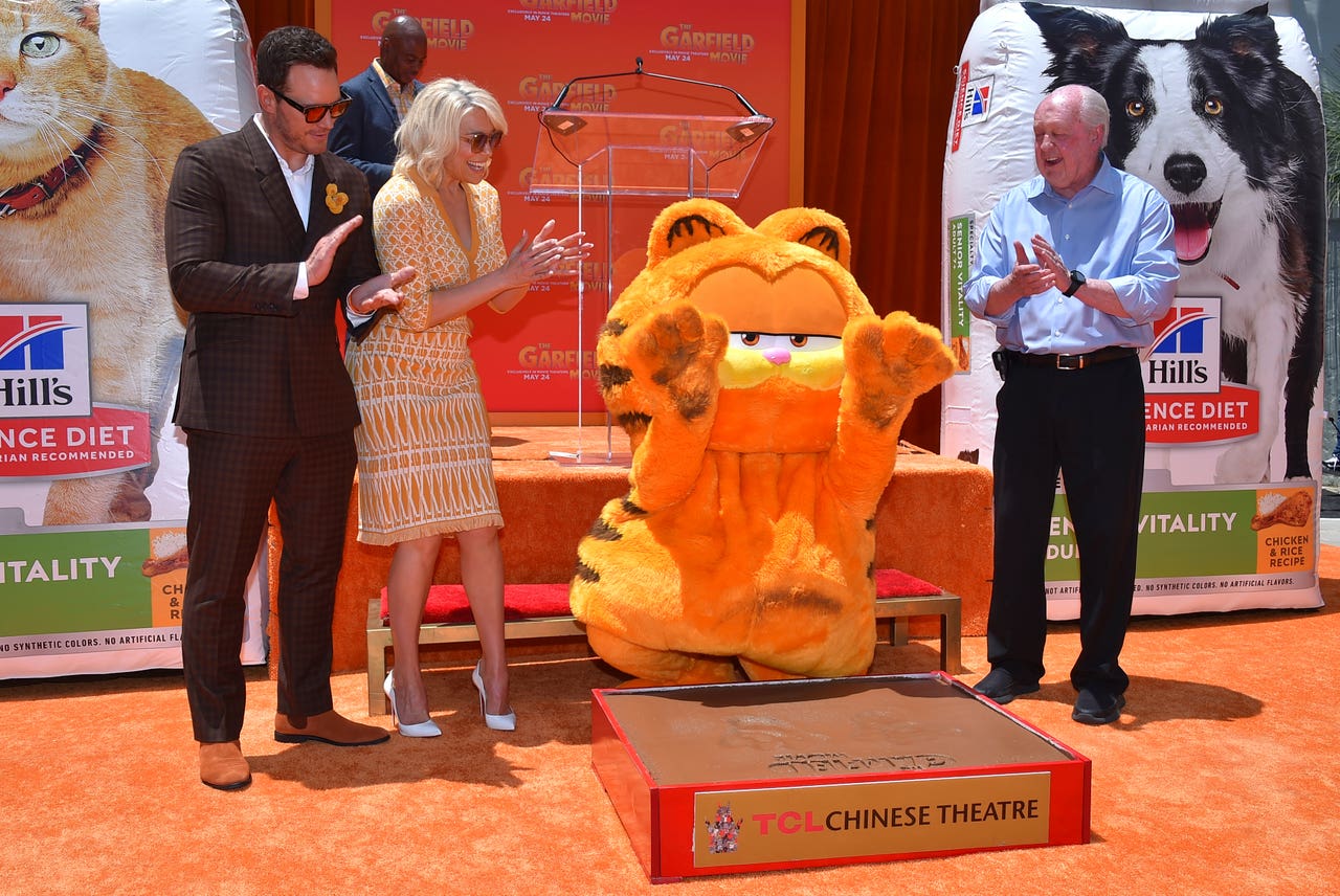 Childhood Garfield fan Chris Pratt says being picked to star in film ...