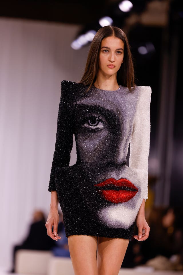 Balmain blends beauty and fashion in ‘power face’ show - Entertainment ...