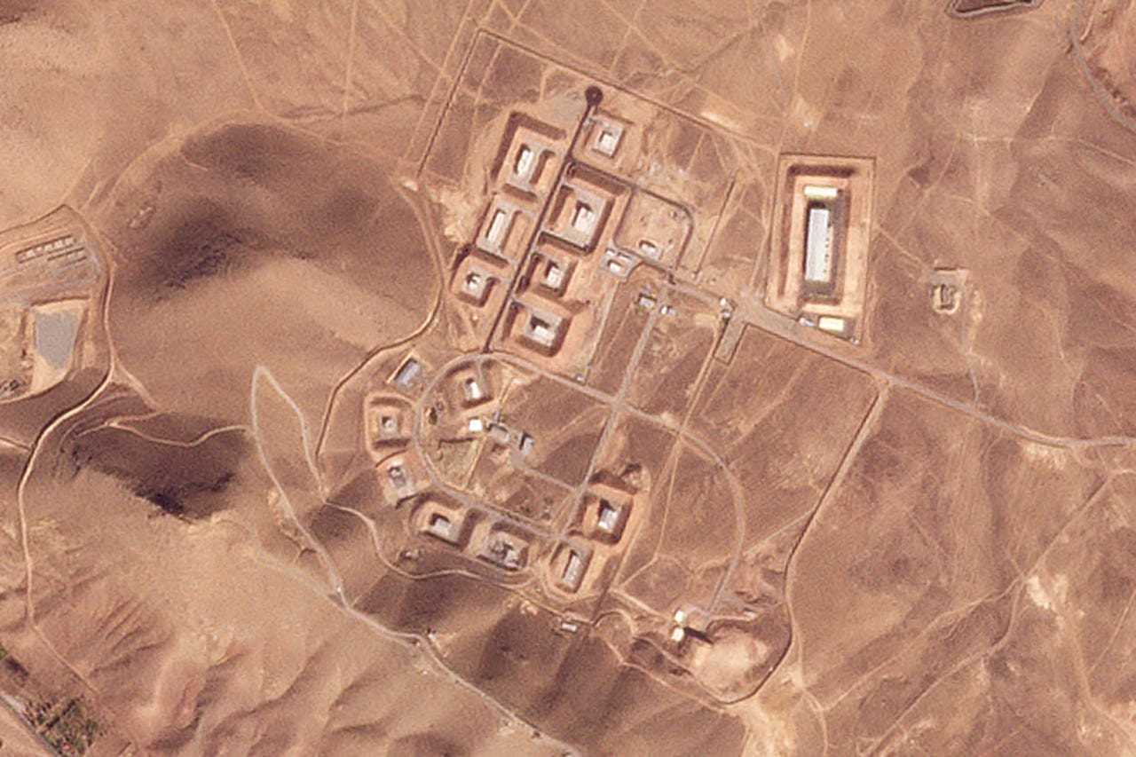Satellite images show damage from air strikes at two Iranian military ...