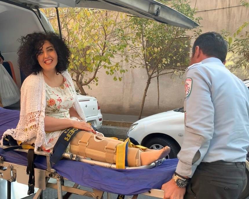 Iran frees jailed Nobel laureate Narges Mohammadi for 21 days on ...