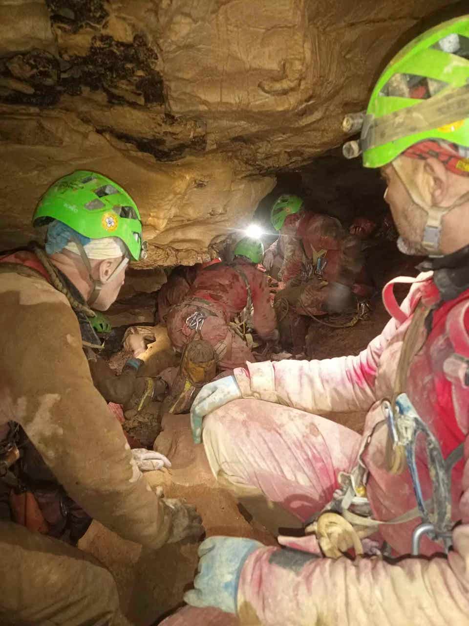 Injured Italian cave explorer carried to safety after 75-hour rescue ...