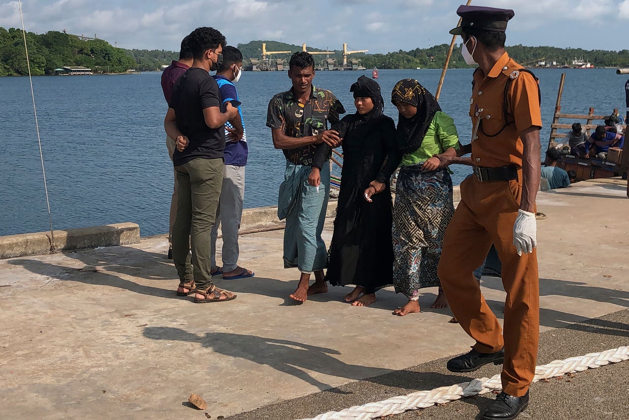 Sri Lanka’s navy rescues 102 Rohingya refugees found adrift on fishing ...