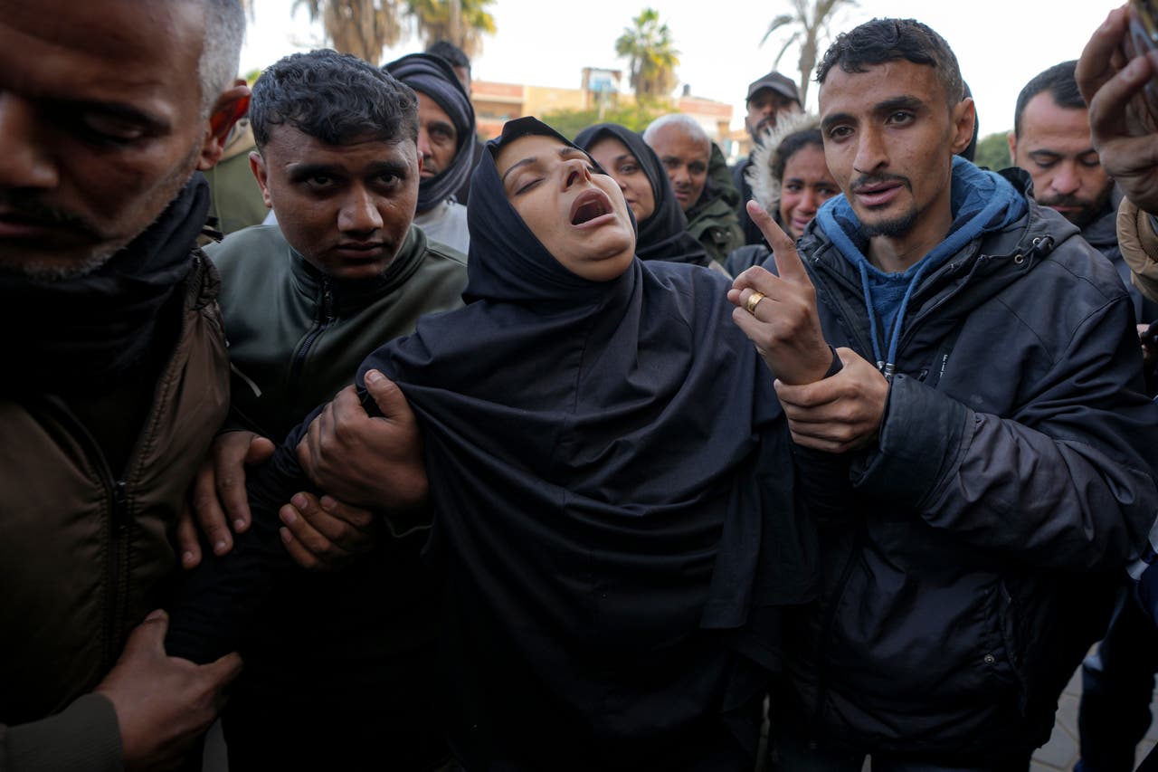 Israeli strike kills five Palestinian journalists in Gaza Strip ...
