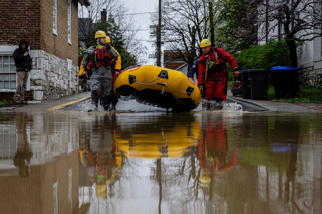 Rising rivers threaten US South and Midwest after days-long torrent of ...