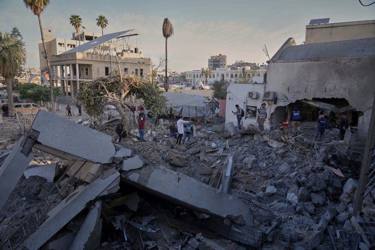 Israel intensifies strikes across Gaza on Palm Sunday and hits a ...