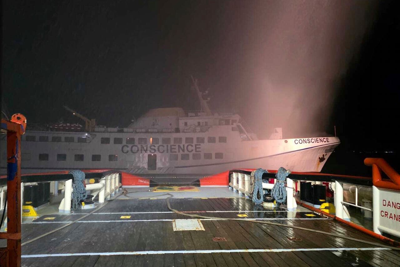 Drones strike ship carrying aid to Gaza, organisers say | Rhyl Journal