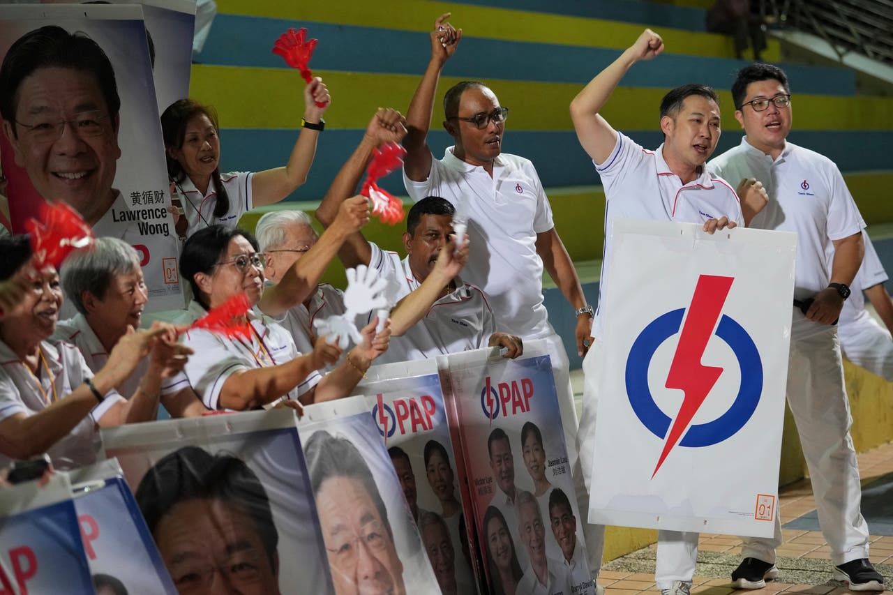Singapore’s long-ruling party on track to win another landslide ...