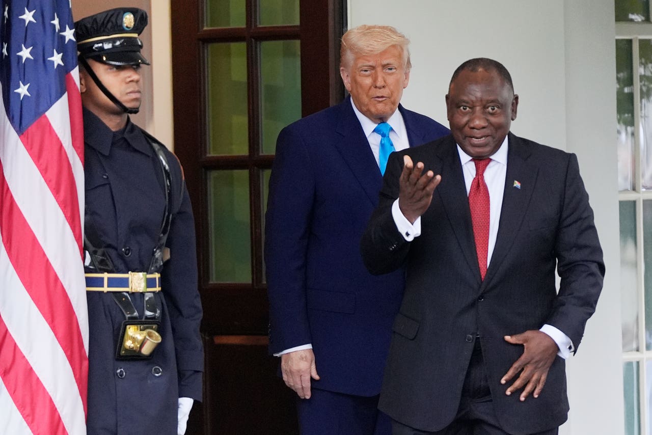 Trump hosts Ramaphosa as South African leader looks to salvage ...