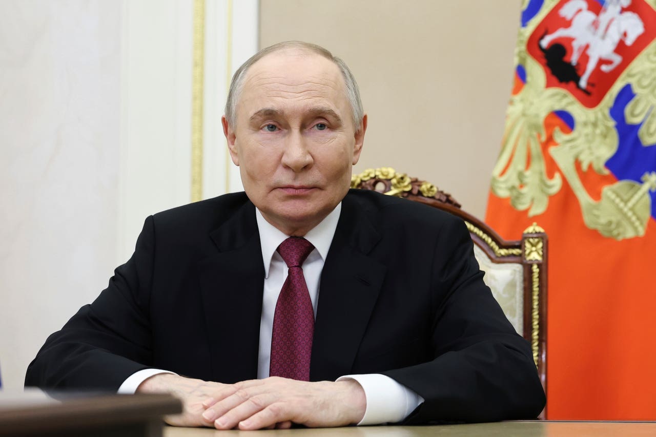 President Donald Trump says Vladimir Putin ‘has gone absolutely crazy ...