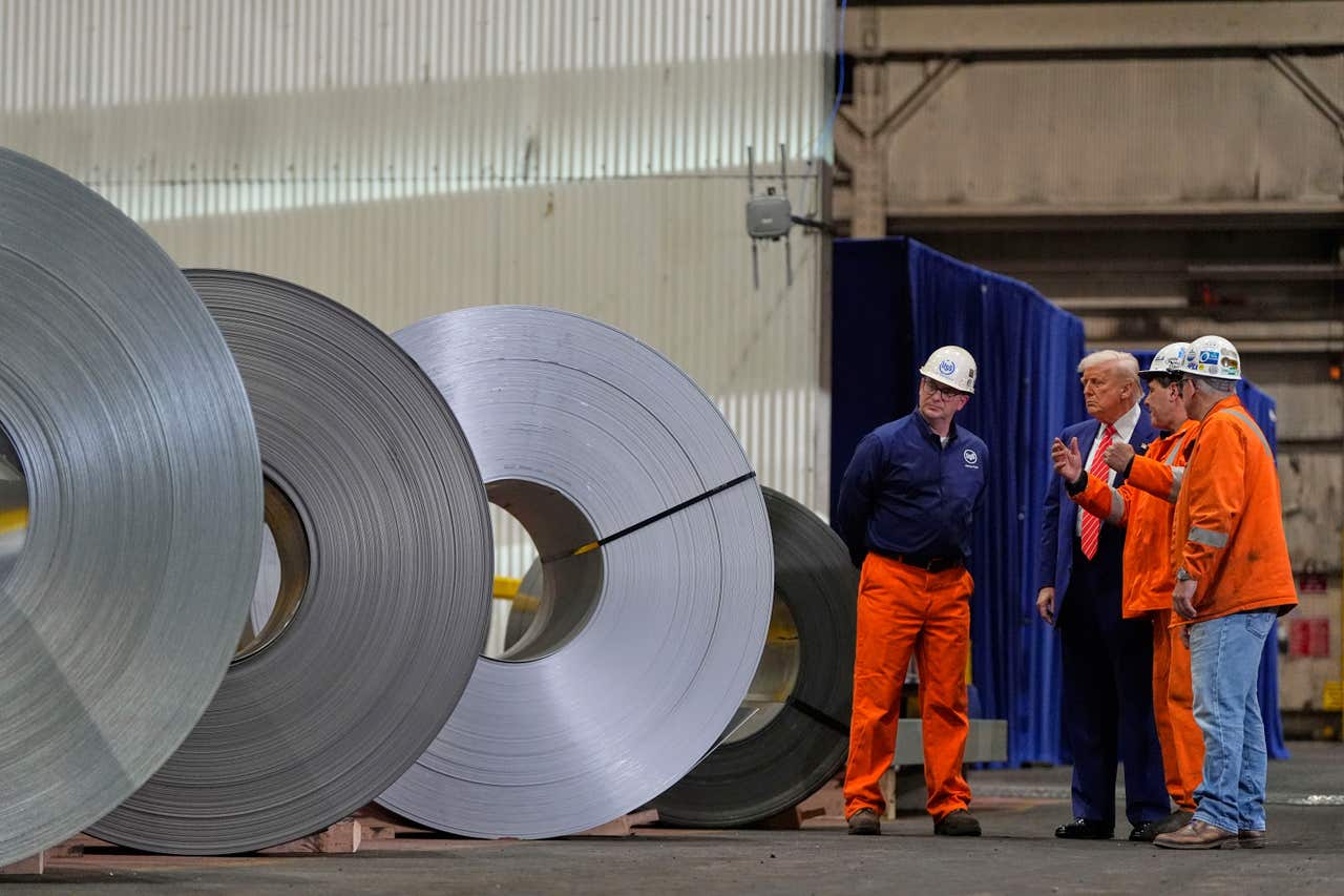 Trump says he is going to double tariffs on foreign steel from 25% to ...