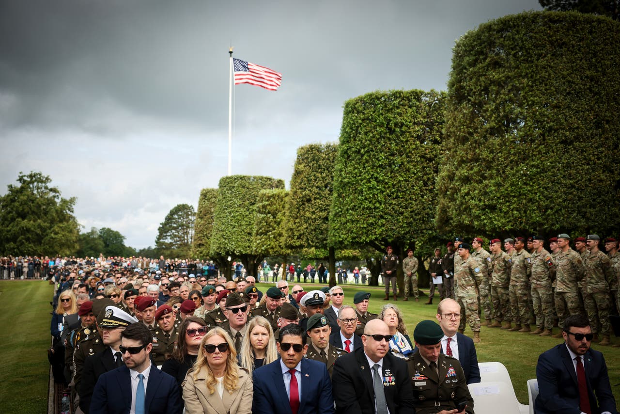 Veterans attend Normandy commemorations on 81st anniversary of D-Day ...