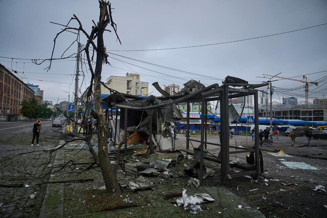Russia launches major aerial attack on Kyiv | Bradford Telegraph and Argus