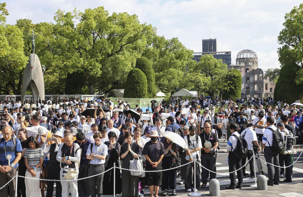 Hiroshima survivors mark 80 years since atomic bomb devastated city ...