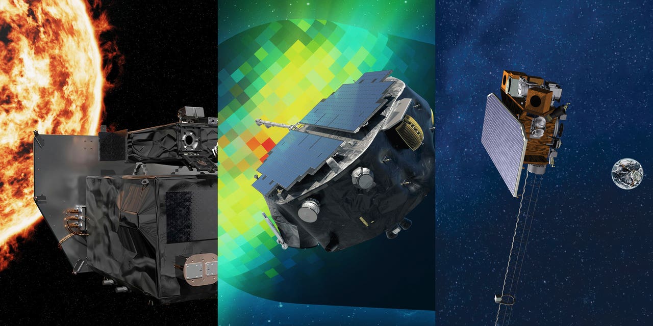 Trio of space weather satellites blast off together to study Sun’s ...