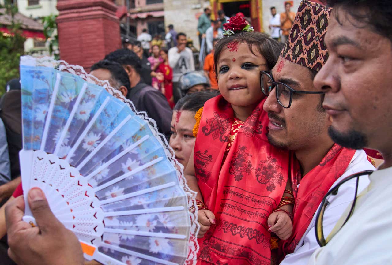 Two-year-old girl chosen as Nepal’s new living goddess | Western Telegraph