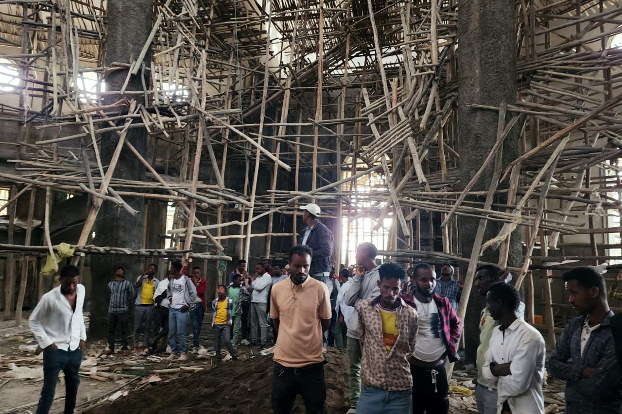 Collapse at church under construction in Ethiopia kills at least 25 ...
