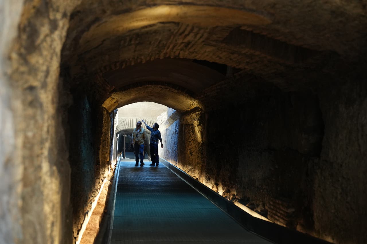 Once-secret Emperor Commodus passage to Colosseum opens to public for ...