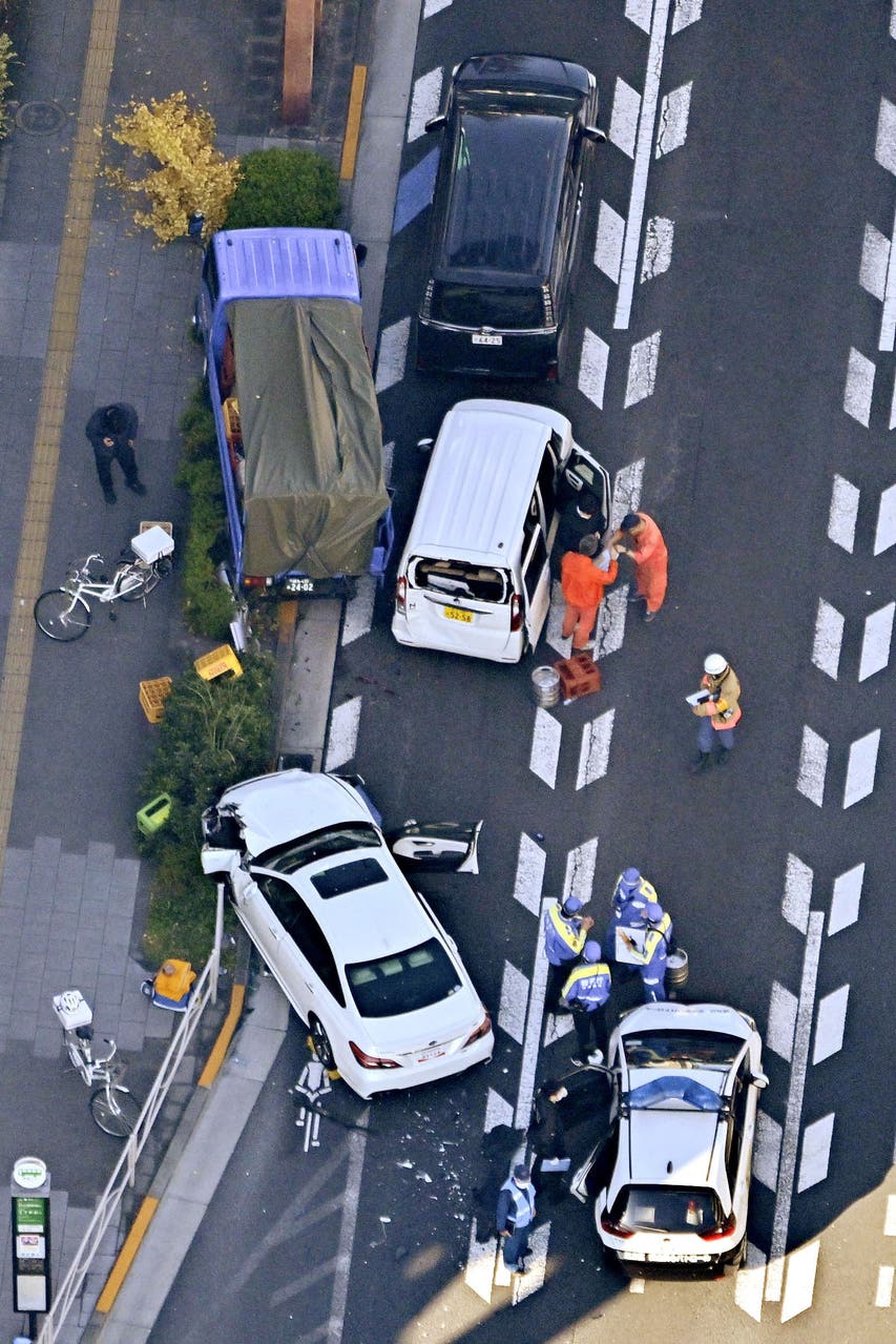 Man arrested in Tokyo on suspicion of hitting 11 people with car ...