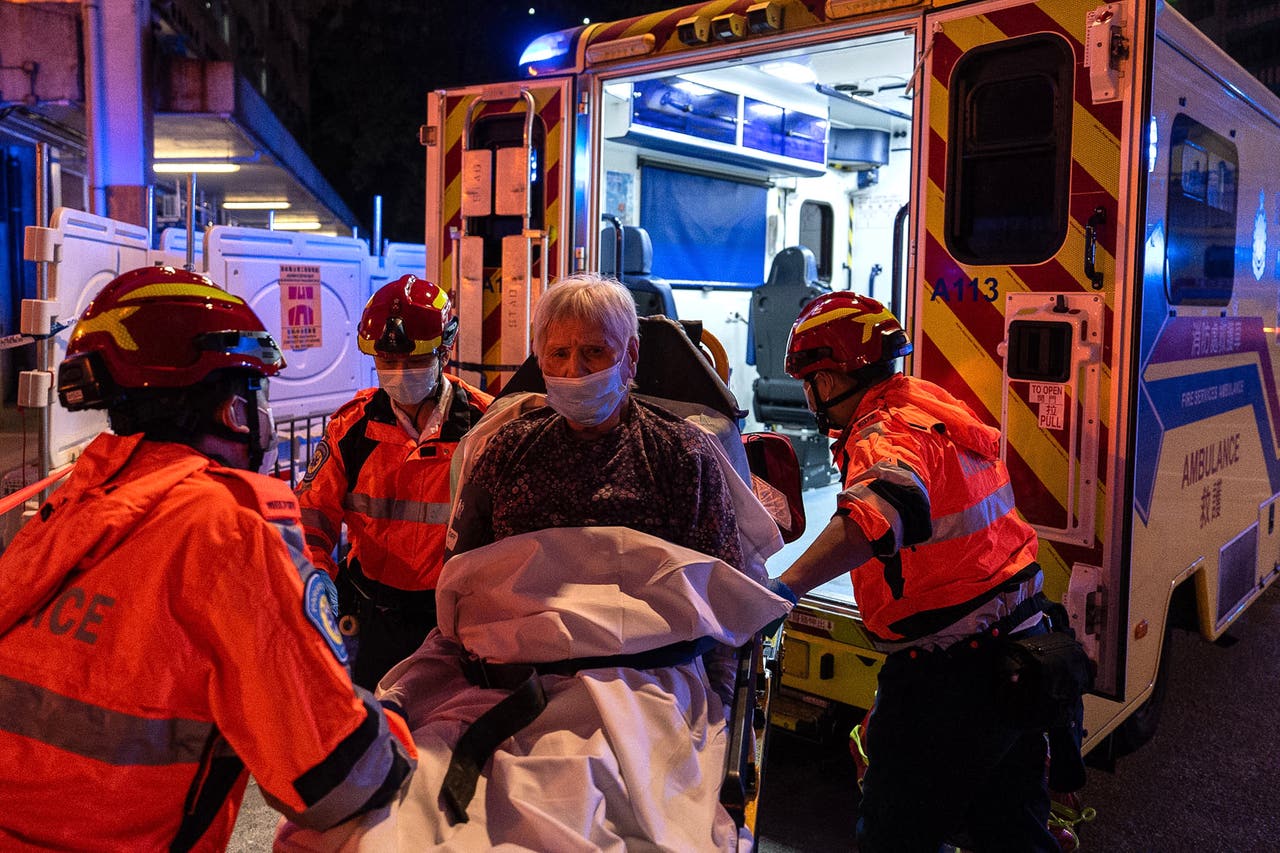 Three arrested in Hong Kong as tower blocks fire leaves at least 44 dead | Bradford Telegraph ...