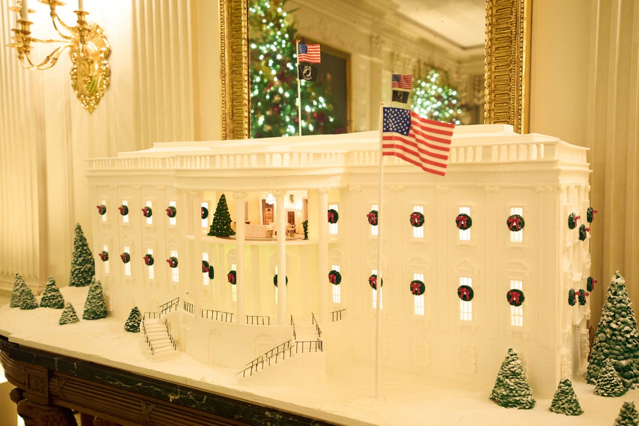 Melania Trump reveals White House Christmas decorations | Surrey Comet