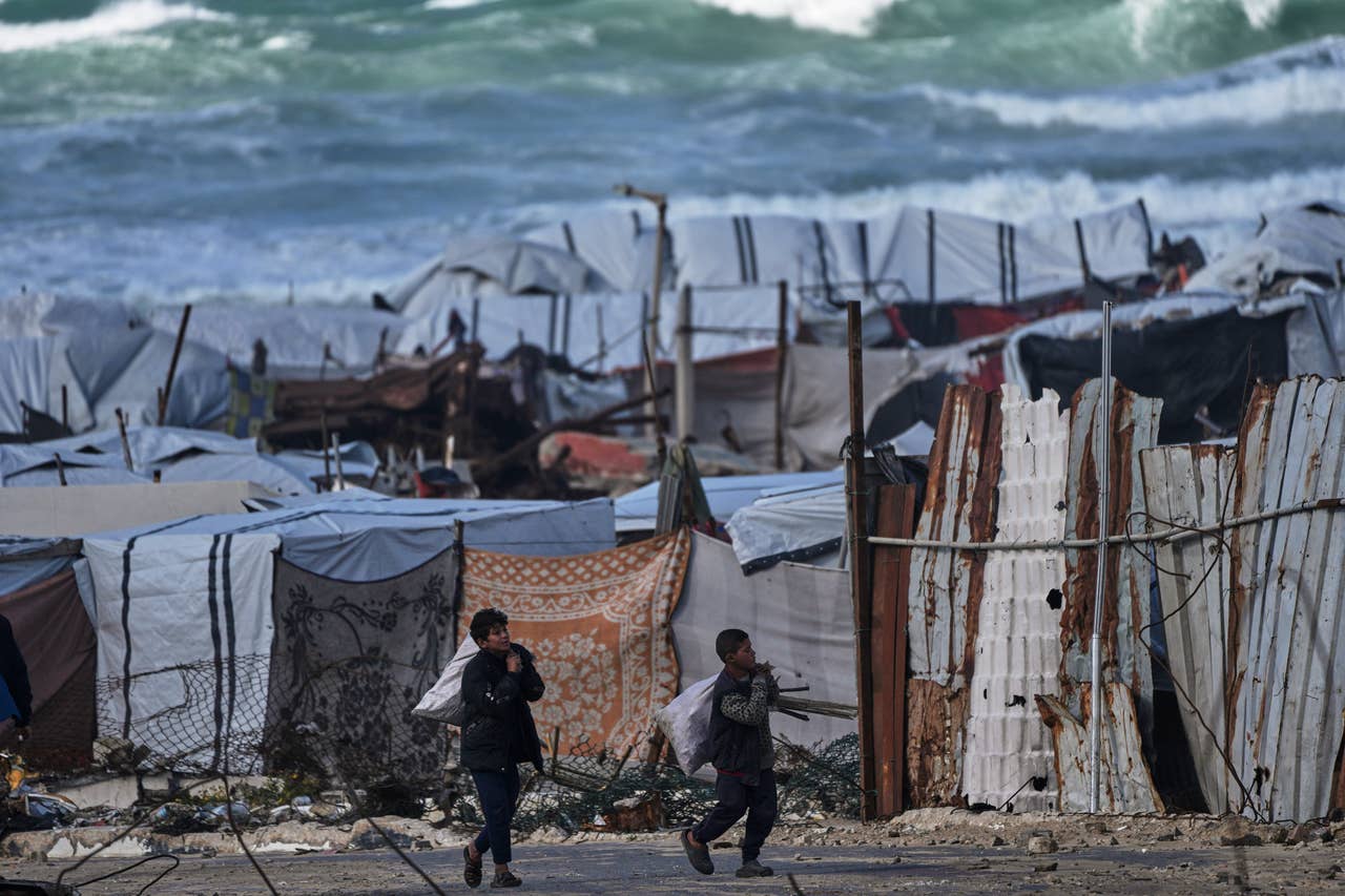 Rain floods camps for displaced Palestinians in Gaza | Lowestoft Journal
