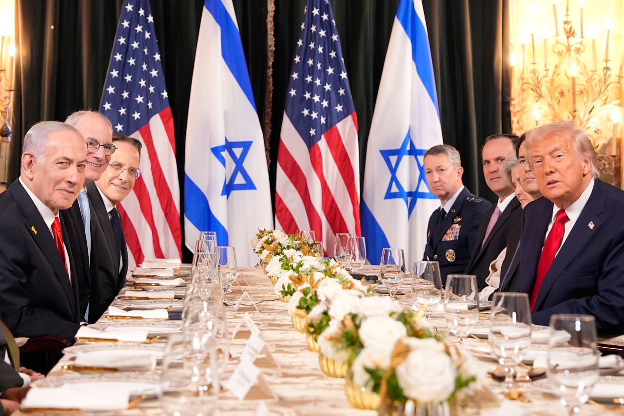 Trump warns Iran on nuclear revival as he hosts Israel’s Netanyahu ...