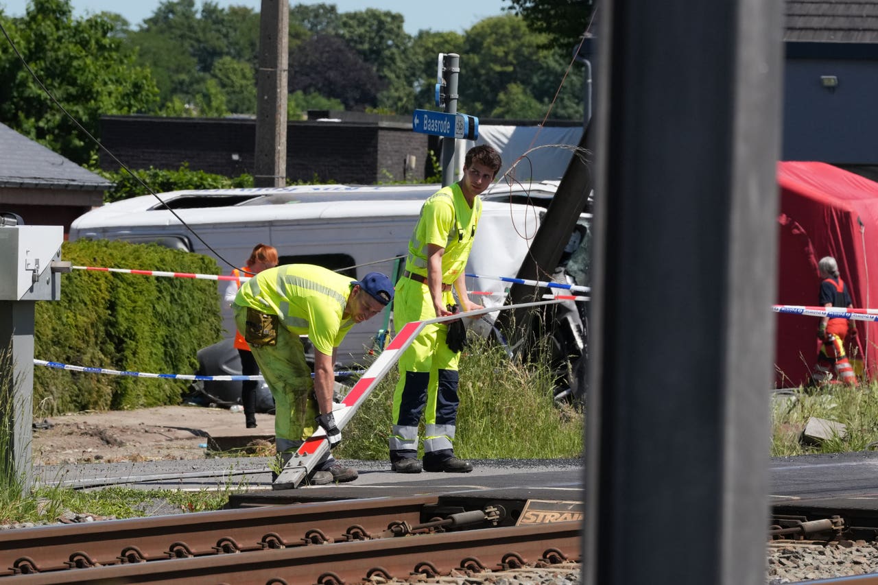 Four dead in crash between train and school bus in Belgium, officials ...