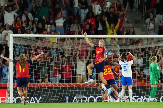 England thrashed by Spain to dent automatic World Cup qualification ...