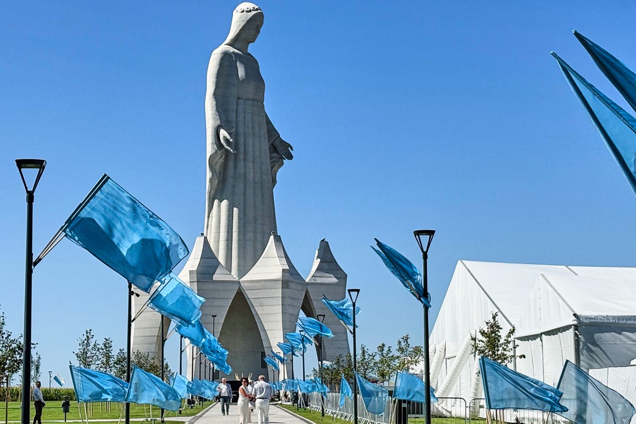 Europe’s tallest statue of the Virgin Mary inaugurated in small Polish ...