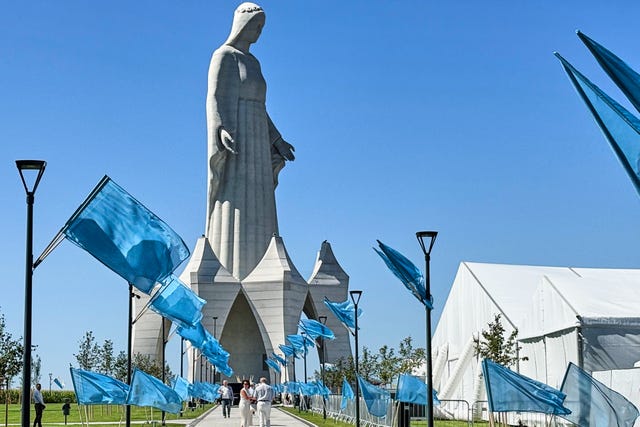 Europe’s tallest statue of the Virgin Mary inaugurated in small Polish ...